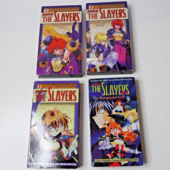 Media | The Slayers Vol 137 Unexpected End Vhs English Dubbed Anime Lot ...